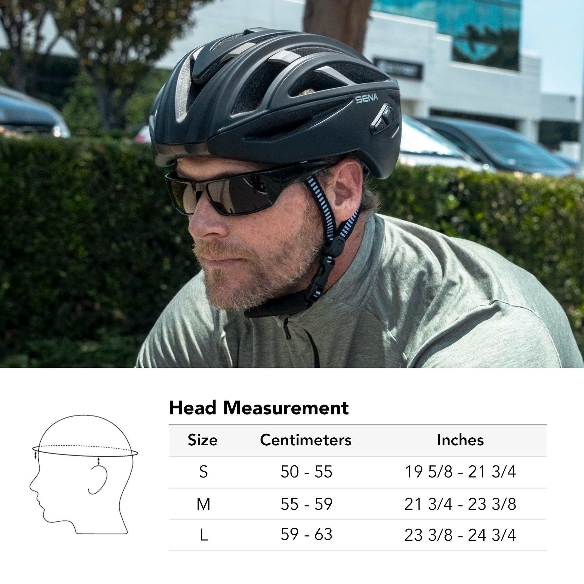 Sena R2X Road Cycling Smart Communication Helmet with Alexa Built-in ...